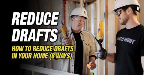 HOW TO REDUCE DRAFTS IN YOUR HOME (8 Ways)