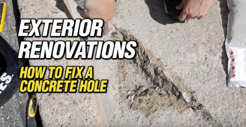 How to Repair Concrete Holes - Make It Right®